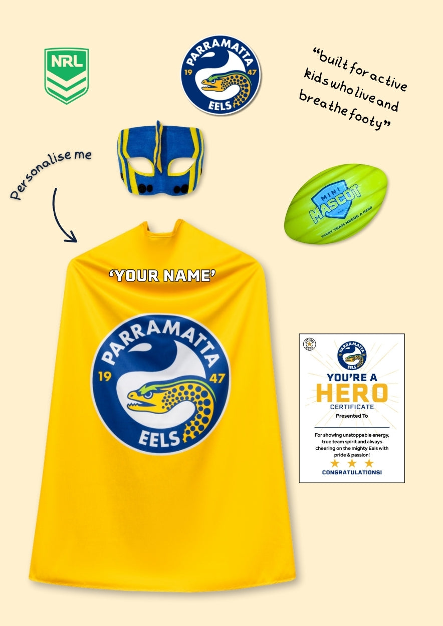 Parramatta Eels - Action Hero Gift Pack | Official NRL Merch for Kids ...