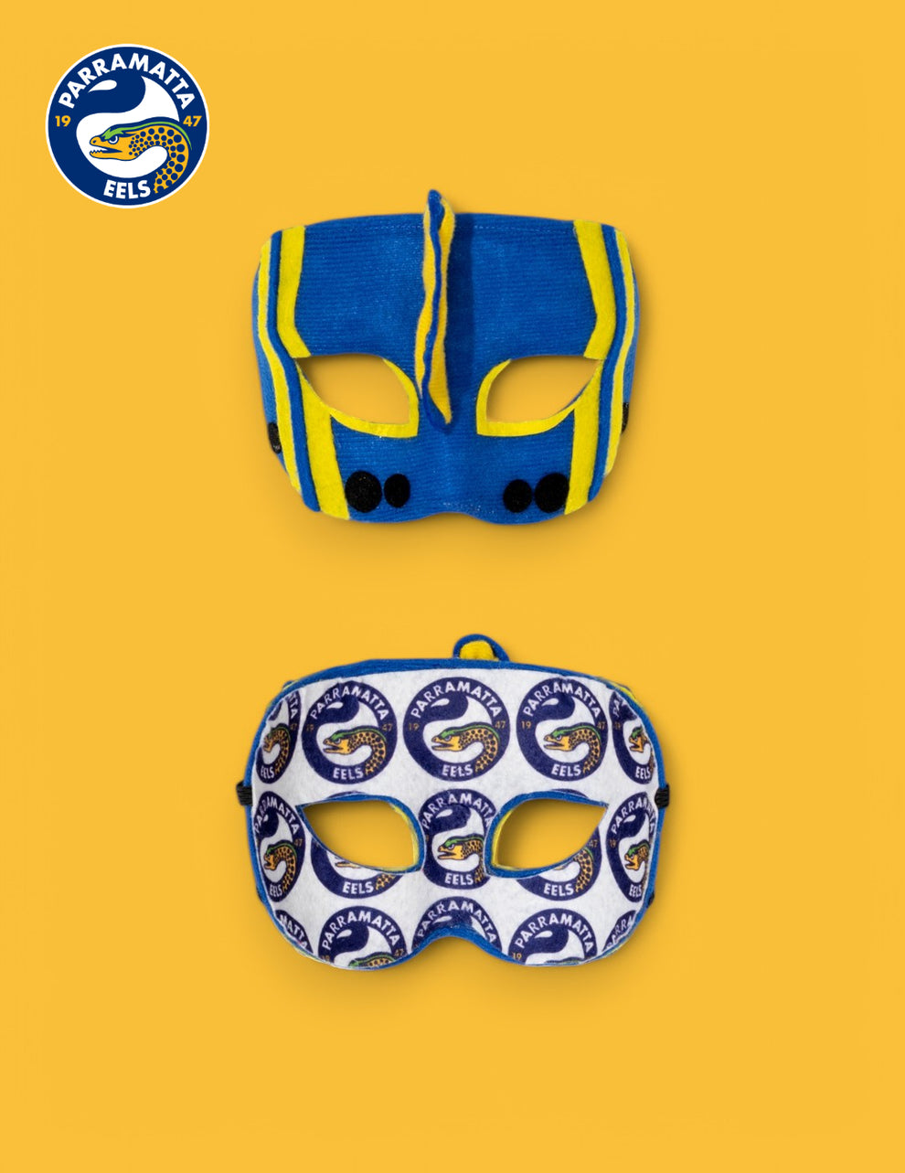 Parramatta Eels Kids NRL Supporter Mask – Official Merchandise | Mini ...
